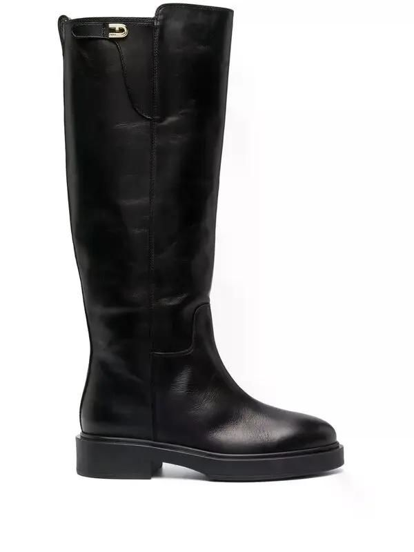 Furla Calf Leather Knee-length Boots