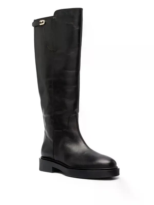 Furla Calf Leather Knee-length Boots