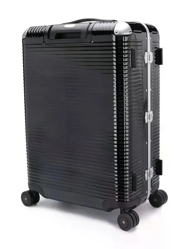 FPM MILANO Bank Light Spinner 68 Luggage Trolley - Black