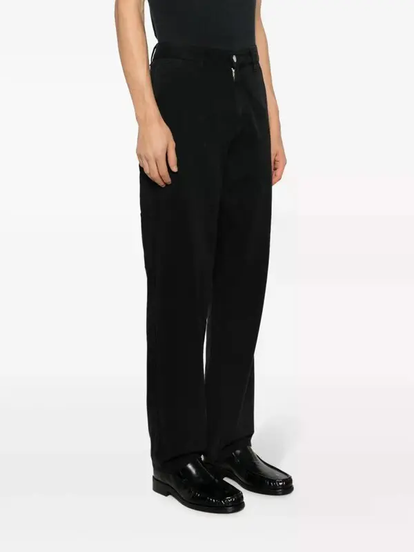 AWAKE NY Logo-embroidered Straight-leg Jeans
