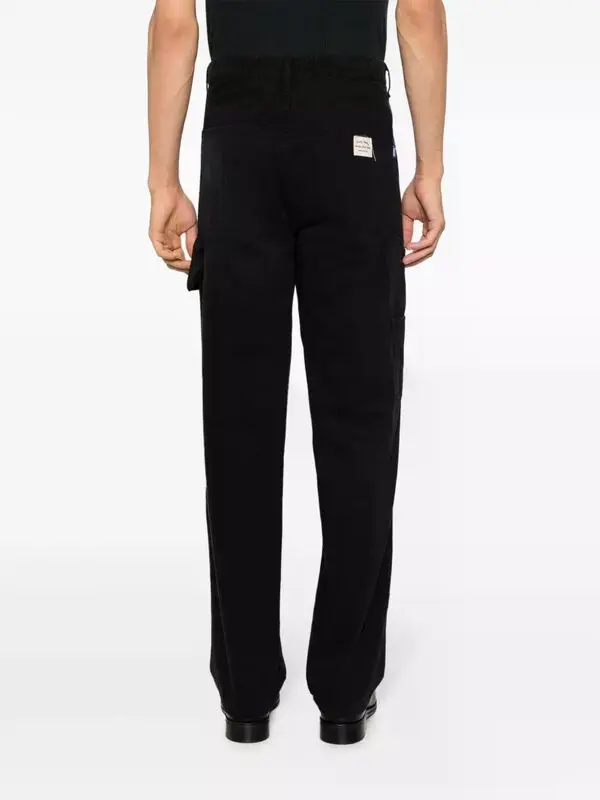 AWAKE NY Logo-embroidered Straight-leg Jeans