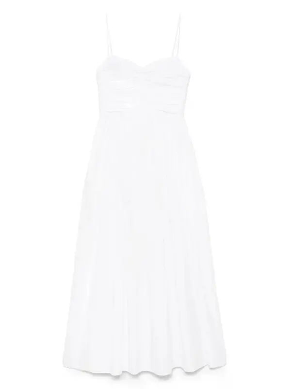 Matteau Poplin Maxi Dress - White