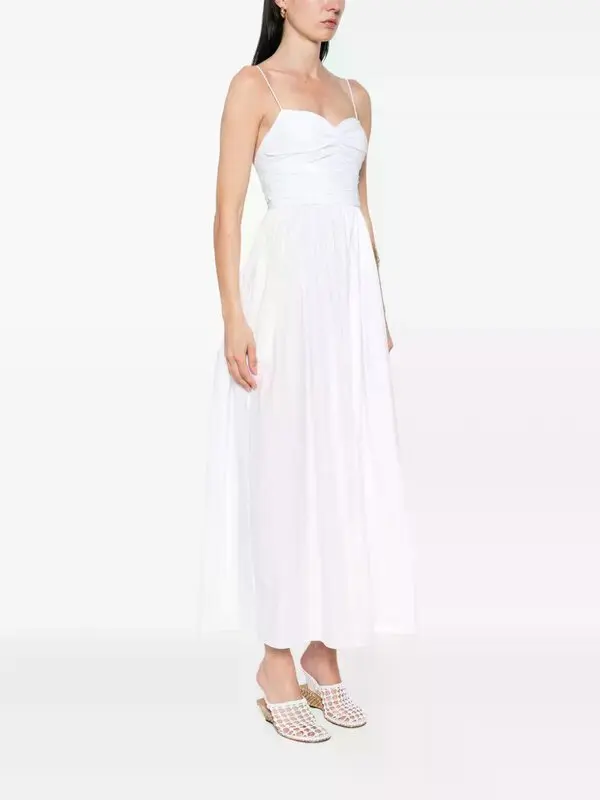 Matteau Poplin Maxi Dress - White