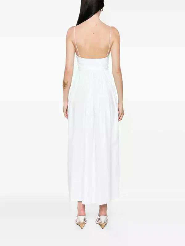Matteau Poplin Maxi Dress - White
