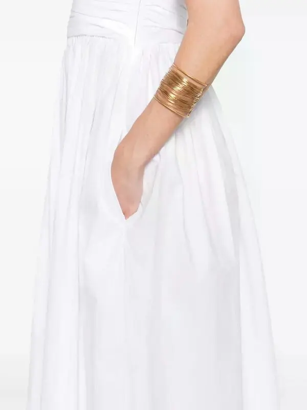 Matteau Poplin Maxi Dress - White