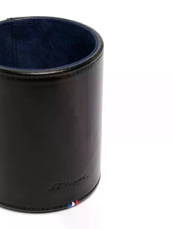 S.t. Dupont Line D Leather Pen Pot