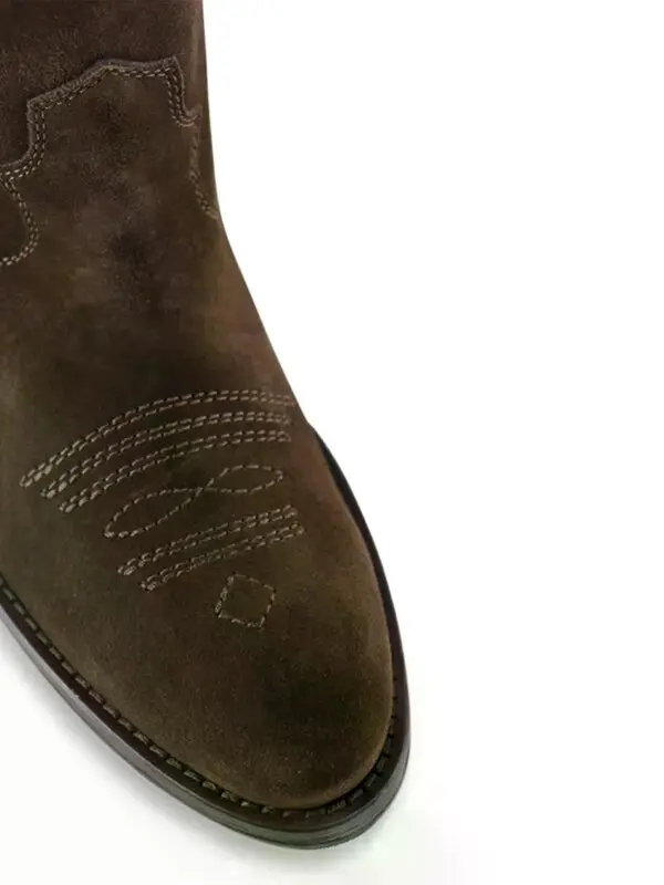 NOTABENE Anne Suede Western Ankle Boots