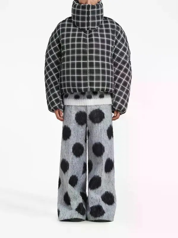 Marni Checked Down Jacket