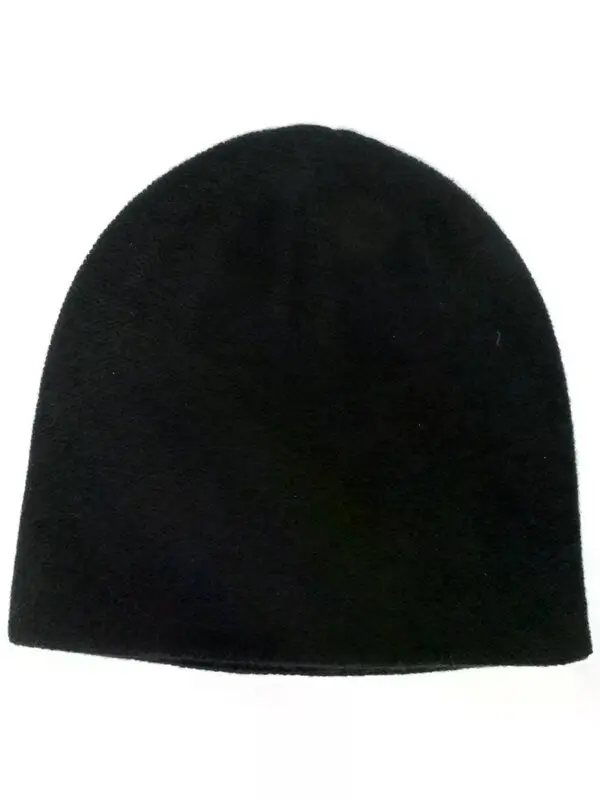 N.peal Double Layer Cashmere Beanie - Black