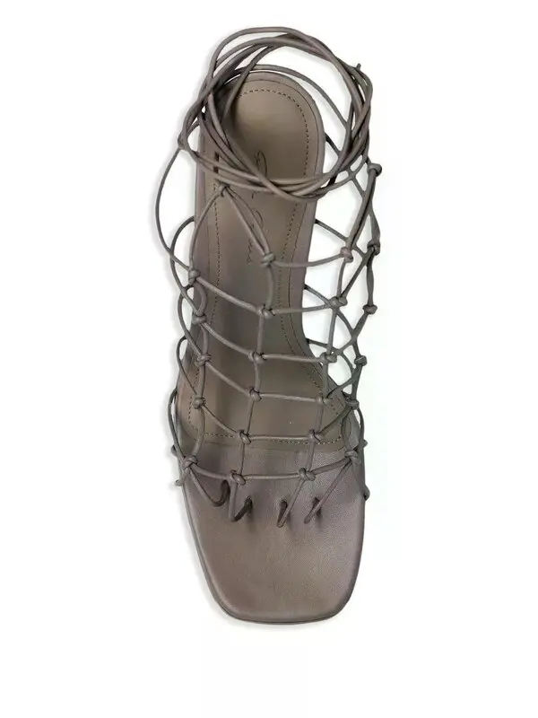 Rick Owens Web Platform Heeled Sandals