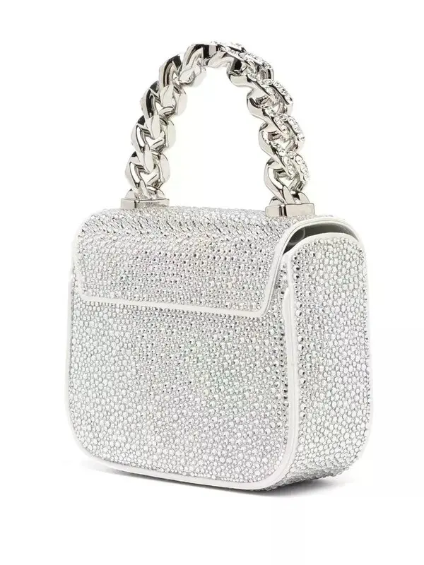 Versace La Medusa Crystal-embellished Mini Bag