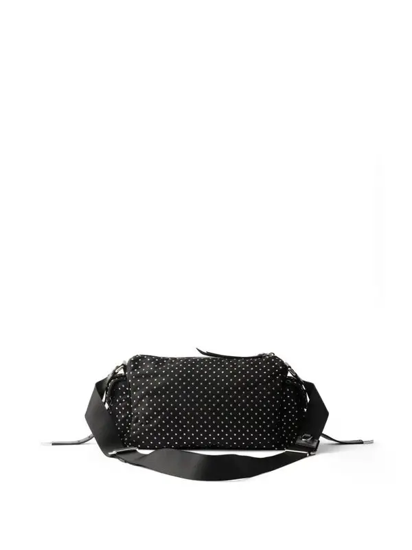 Prada Studded Re-nylon Shoulder Bag