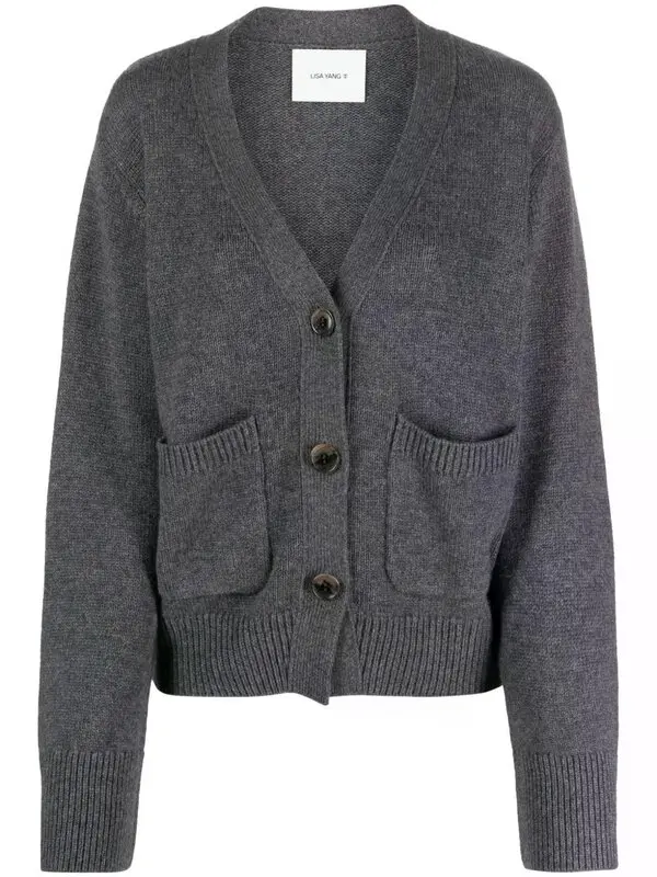 LISA YANG Danni Cashmere Cardigan - Grey