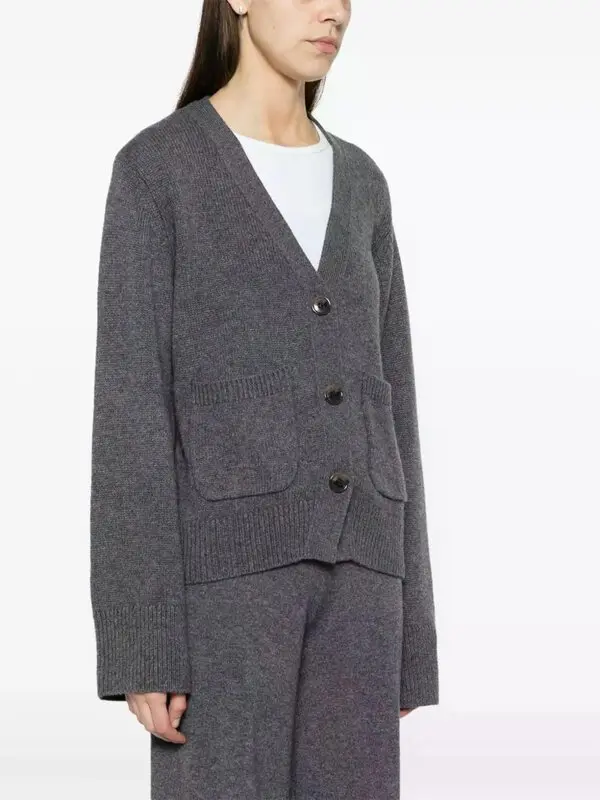 LISA YANG Danni Cashmere Cardigan - Grey
