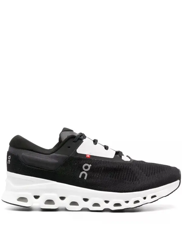 On Cloudstratus Running Sneakers - Black