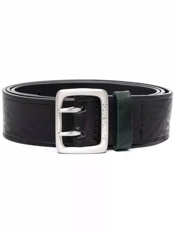 Zadig&Voltaire Buckley Leather Belt - Black