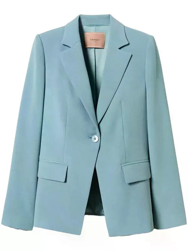 TWINSET Crêpe Blazer - Blue