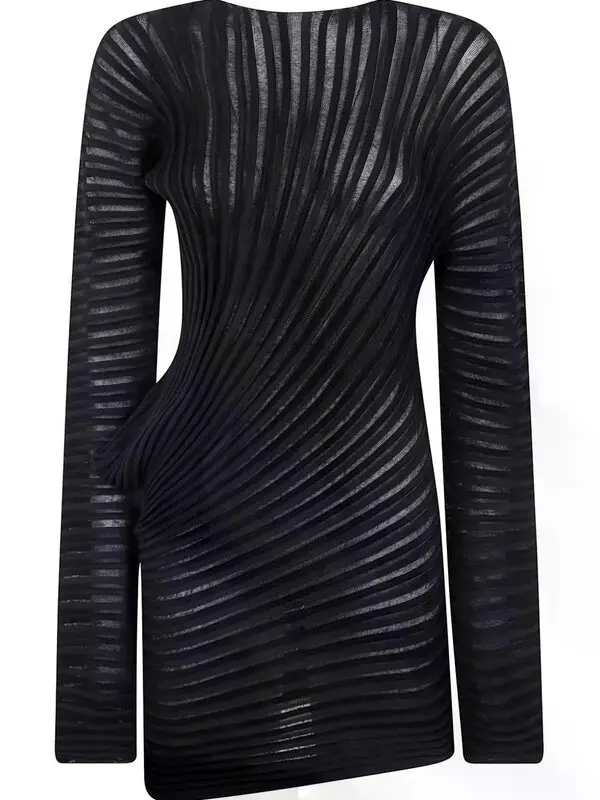 Issey Miyake Pleated Asymmetric Top