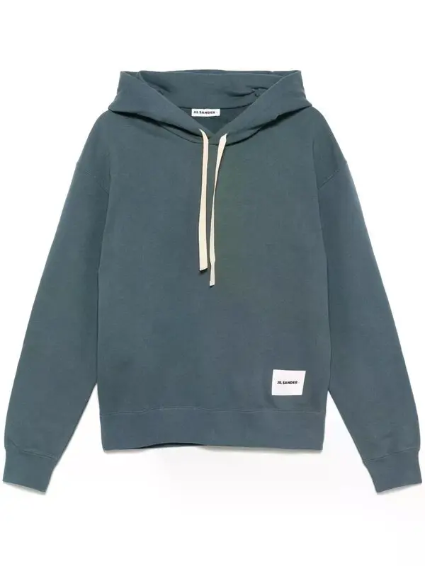 JIL SANDER Logo-patch Hoodie