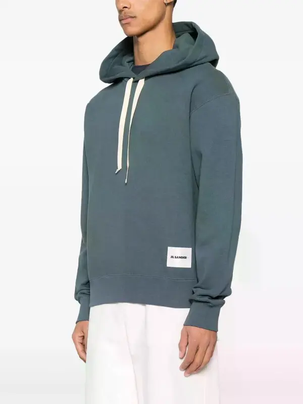JIL SANDER Logo-patch Hoodie