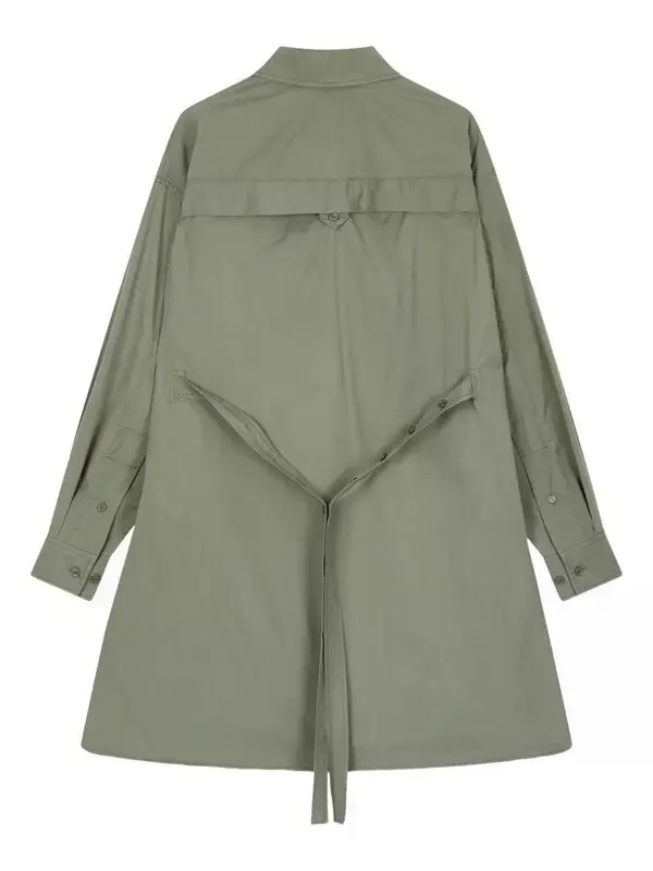STUDIO TOMBOY Patch-pocket Shirtdress - Green