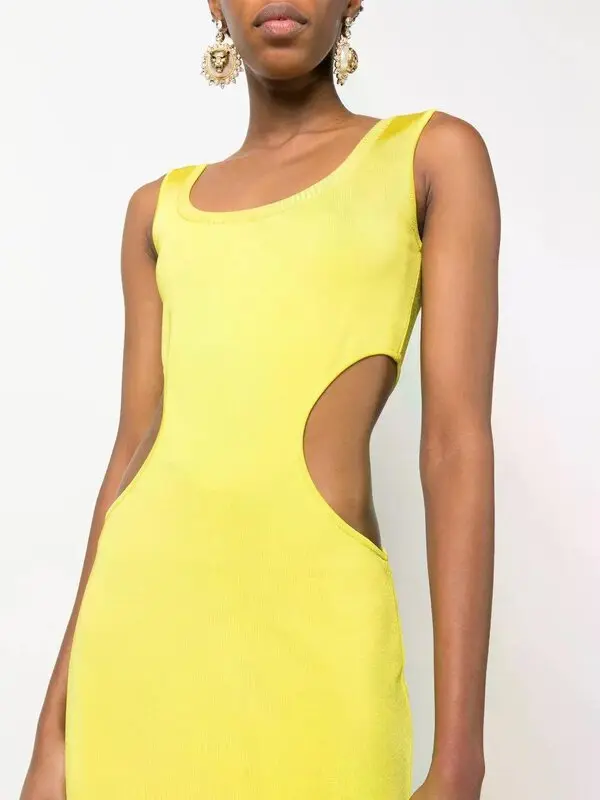 Roberto Cavalli Cut-out Detail Mini Dress