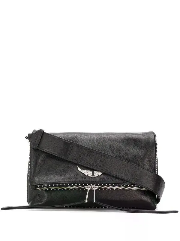 Zadig&Voltaire Rocky Foldover Crossbody Bag - Black