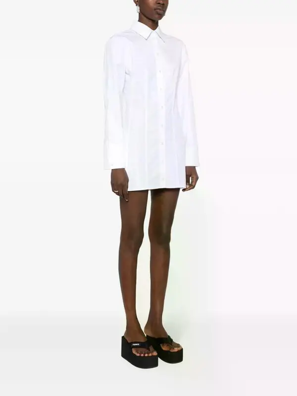 Alexander Wang Boned Shirt-style Mini Dress