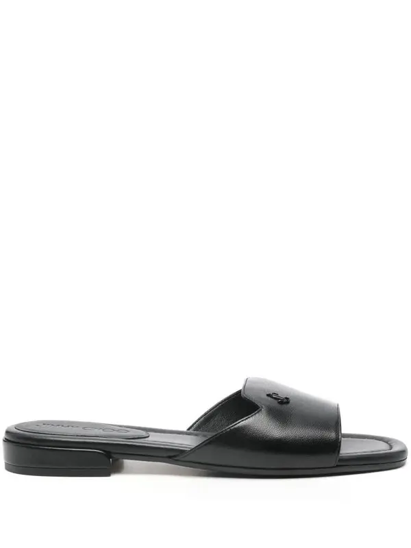 JIMMY CHOO Dina Slides - Black