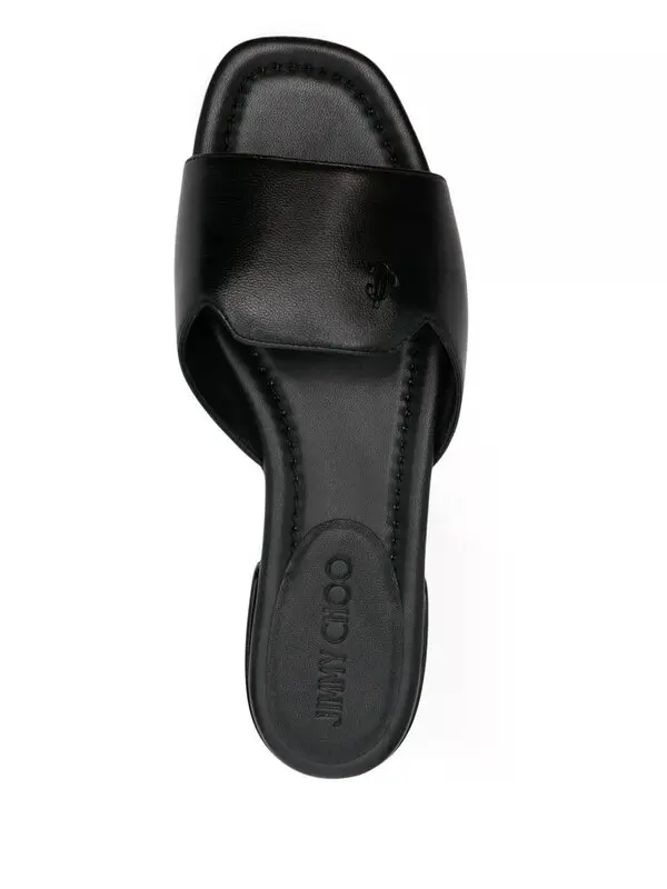 JIMMY CHOO Dina Slides - Black