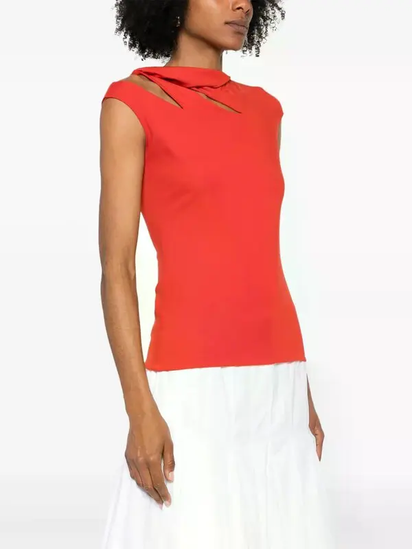 MOOS STUDIO Asymmetric Top - Red