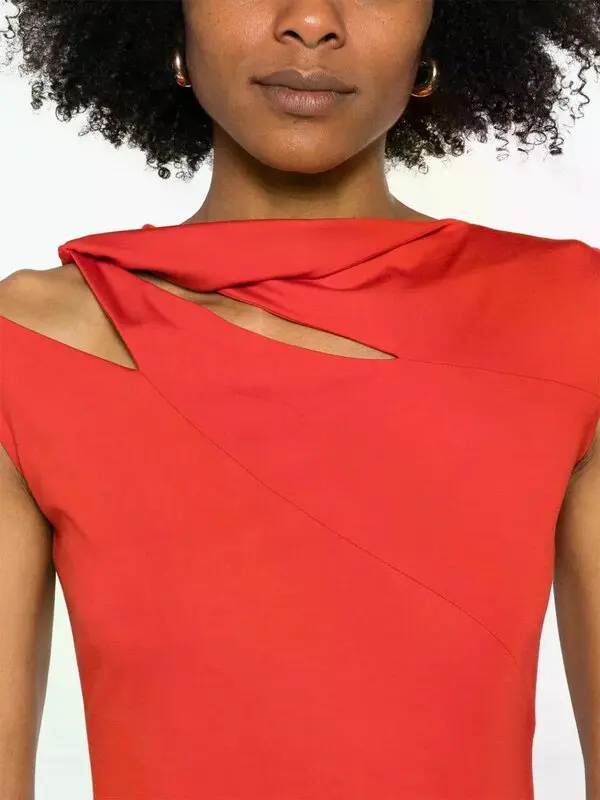 MOOS STUDIO Asymmetric Top - Red