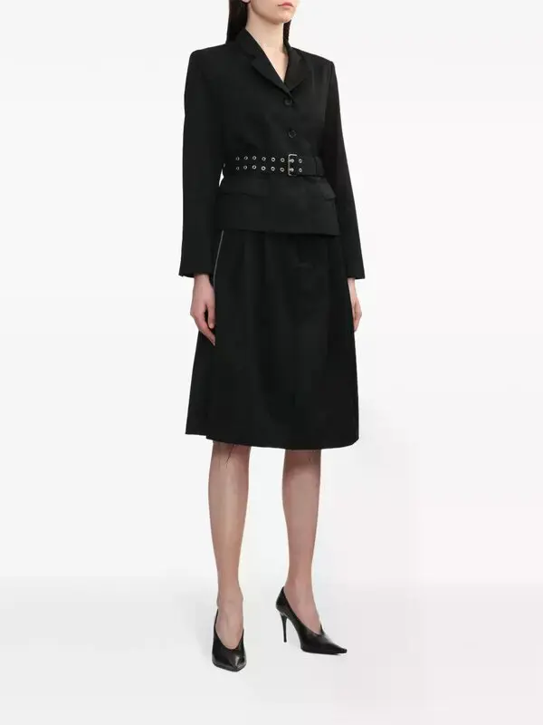 Vaquera Open-back Belted Blazer