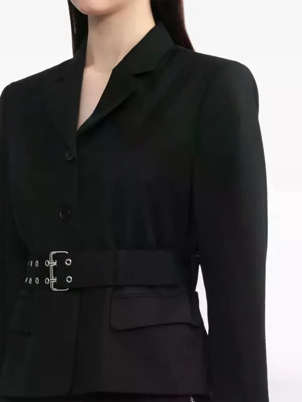 Vaquera Open-back Belted Blazer