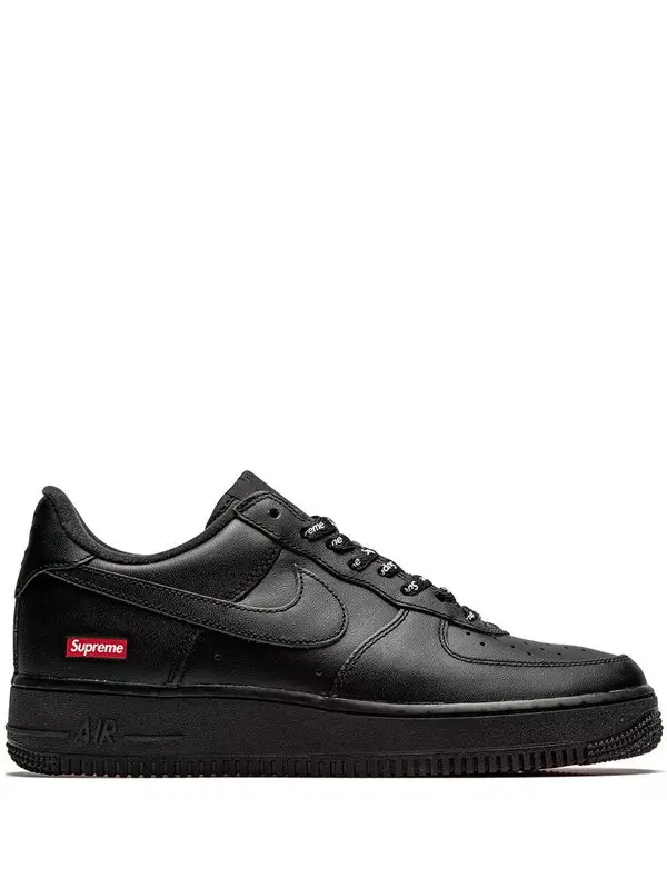 Nike X Supreme Air Force 1 Low Mini Box Logo Sneakers - Black