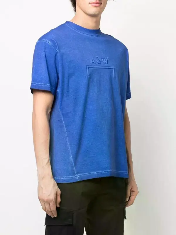 A-COLD-WALL* Logo-embroidered Organic Cotton T-shirt