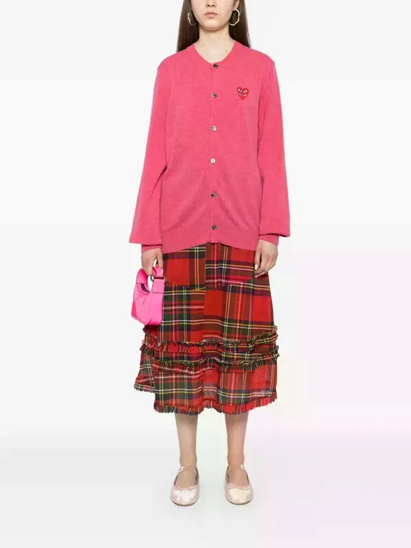 Play Comme Des Garcon Wool Cardigan