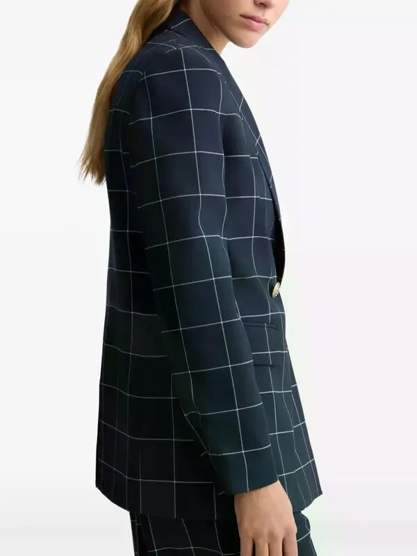 Liu Jo Double-breasted Check Blazer