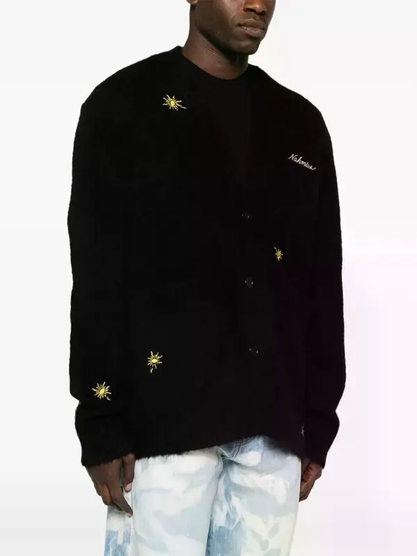 NAHMIAS Sunshine Logo-embroidered Cardigan