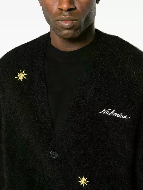 NAHMIAS Sunshine Logo-embroidered Cardigan