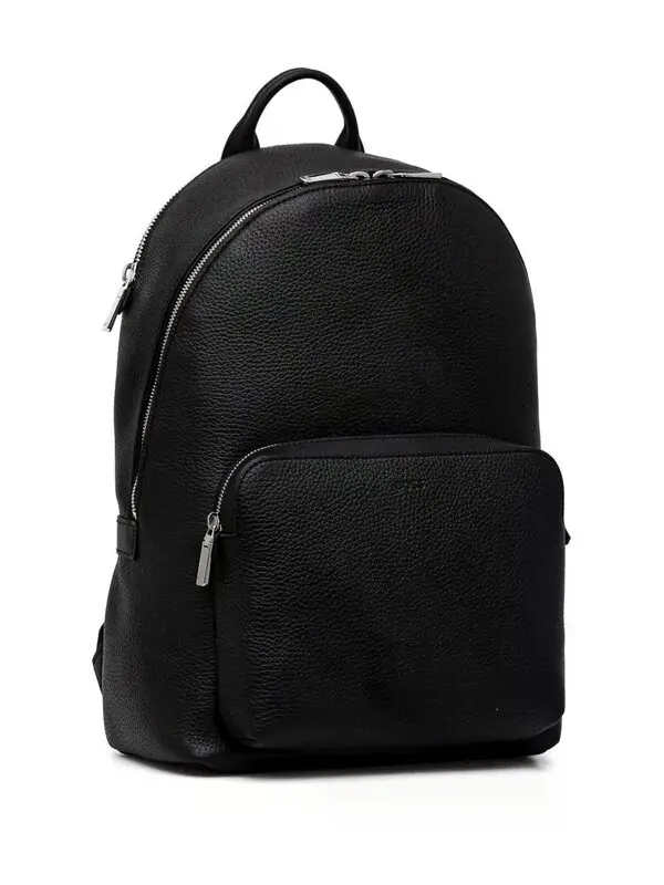 BOSS Grained Leather Backpack