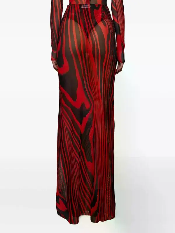 David Koma Printed Maxi Skirt