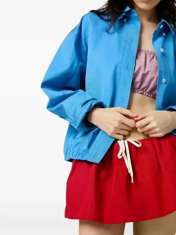 Miu Miu Poplin Mini Skirt