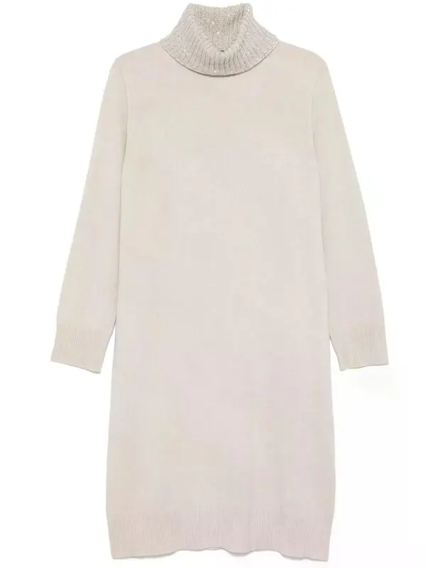 Fabiana Filippi Sequin-collar Midi Dress