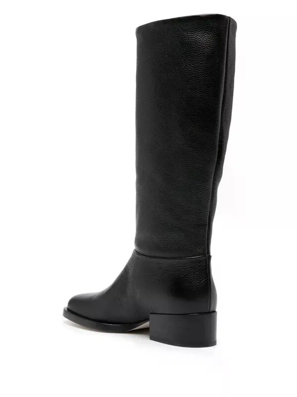 Dear Frances Smooth-grain Leather Below-knee Boots