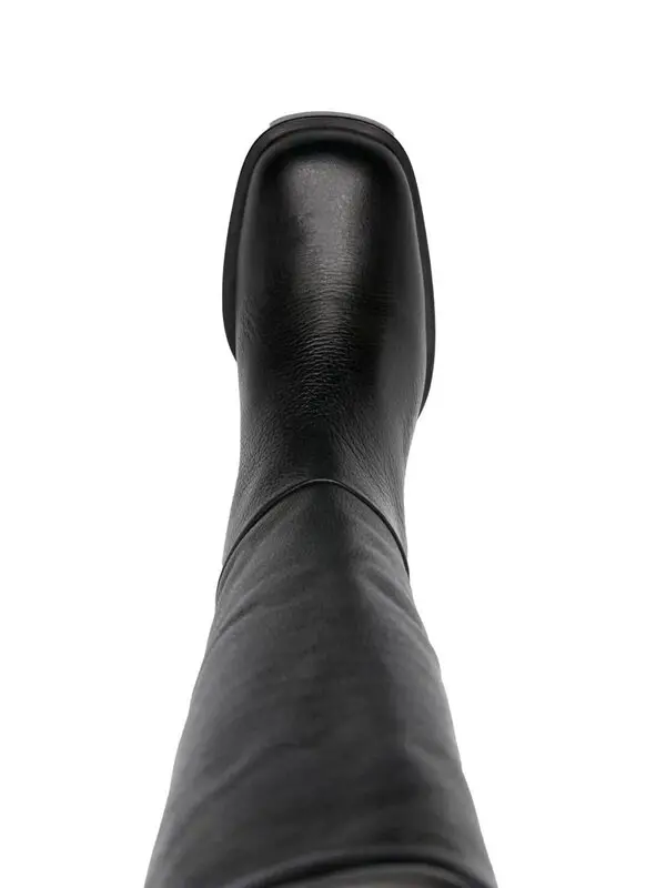 Dear Frances Smooth-grain Leather Below-knee Boots