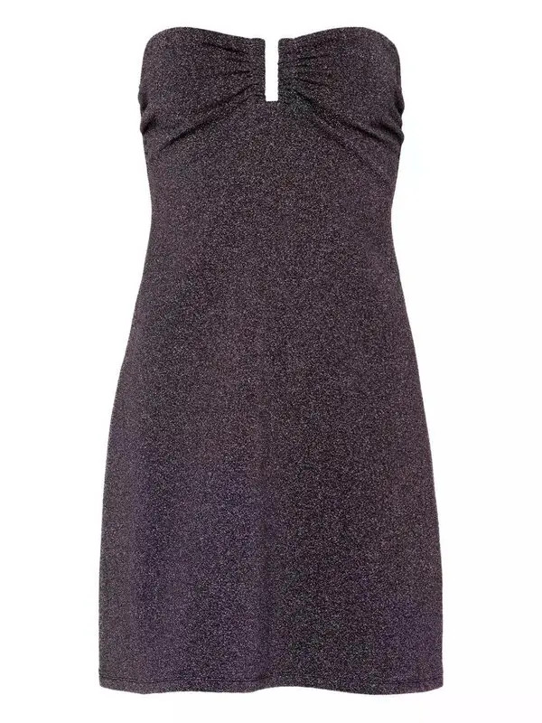 ERES Bronzage Strapless Mini Dress - Metallic