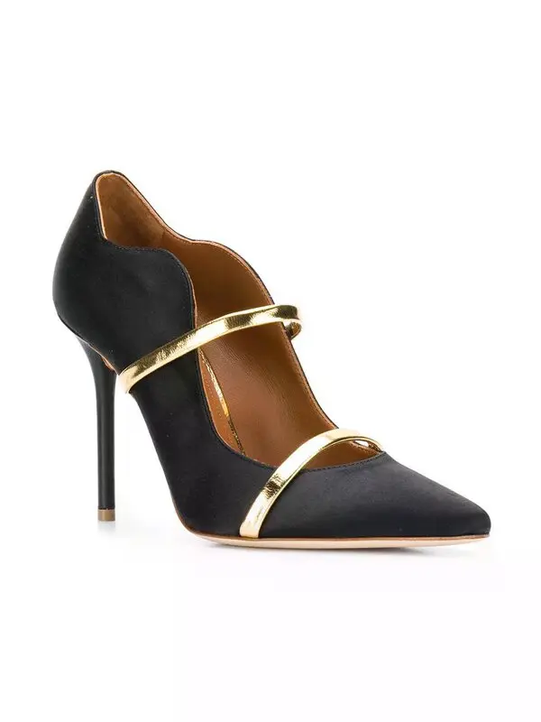 MALONE SOULIERS 100mm Maureen Pumps - Black