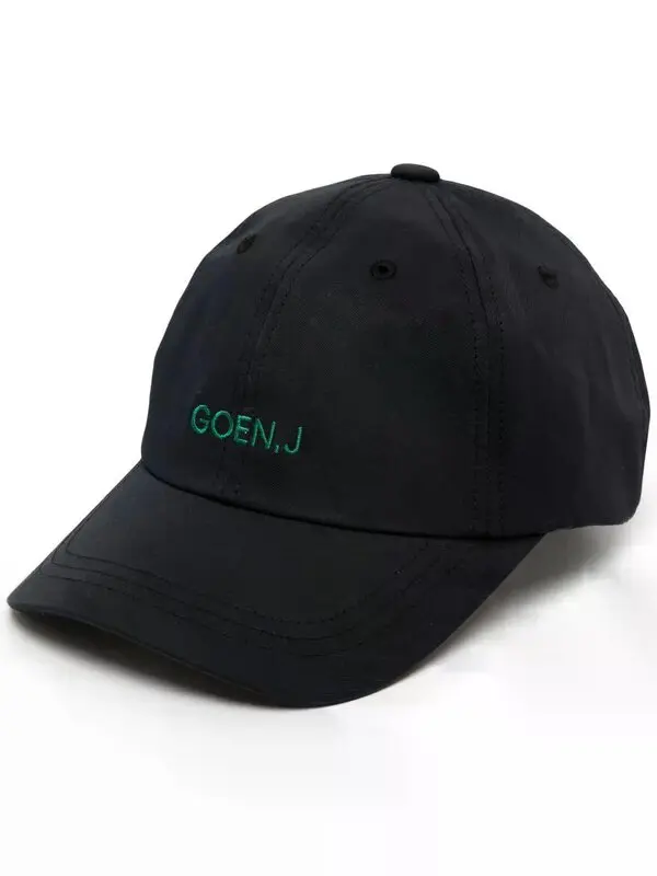 Goen.j Embroidered-logo Baseball Cap - Black