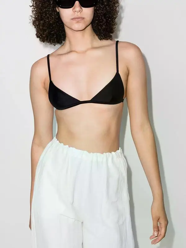 Matteau Petite Triangle-cup Bikini Top - Black